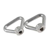 China Silvery DIN Standard Stainless Steel Triangle Lifting Nuts for Riggings Durable Design for sale