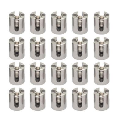 China Casting Technology Stainless Steel Adjustable Wire Rope Cross Clips for Cable Clamps for sale