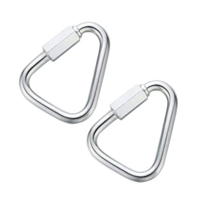 China Stainless Steel Delta Triangle Quick Link Locking Connectors For SS316 for sale