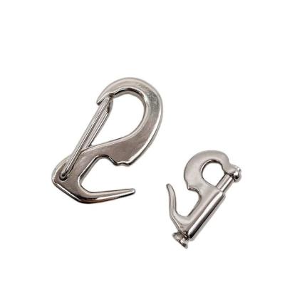 China Heavy Industry Stainless Steel Spring Open End Sail Snap Hook with OEM Acceptance for sale