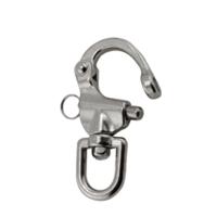 China 304/316 Stainless Steel Marine Quick Release Swivel Eye Snap Shackle with Standard Size for sale