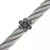 China 8*19S FC Galvanized Steel Wire Cable for Carbon Steel Rope Efficiency for sale