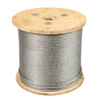 China 1/2 Inch Galvanized and Ungalvanized Steel Wire Rope 6X19 Iwrc with Tolerance ±1% for sale