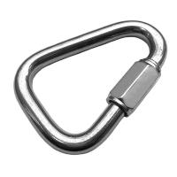 China Polished Stainless Steel Delta Shaped Quick Link SS304 SS316 for Various Applications for sale