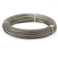 China High Tensile Strength 1770MPA 1.6mm Galvanized Steel Wire Rope for Aircraft Cable for sale