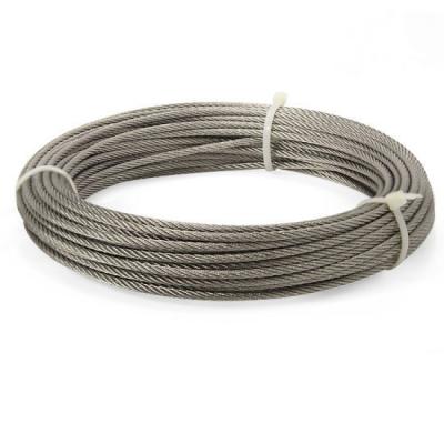 China High Tensile Strength 1770MPA 1.6mm Galvanized Steel Wire Rope for Aircraft Cable for sale