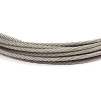 China High Tensile Strength 1770MPA 1.6mm Galvanized Steel Wire Rope for Aircraft Cable for sale