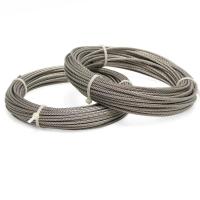 China High Tensile Strength 1770MPA 1.6mm Galvanized Steel Wire Rope for Aircraft Cable for sale