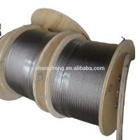 China 7x7 Galvanized Steel Aircraft Cable 1.6mm Diameter Wire Rope for Industrial Crane Only for sale