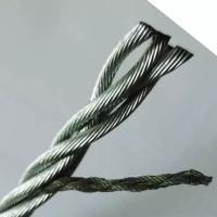 China Galvanized Finish 8*19s High Carbon Sisal Core Steel Wire Rope for Elevator Design for sale