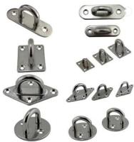 China Galvanized Finish Stainless Steel Boat Ring Pad Eye Plate for Marine Hardware Fittings for sale