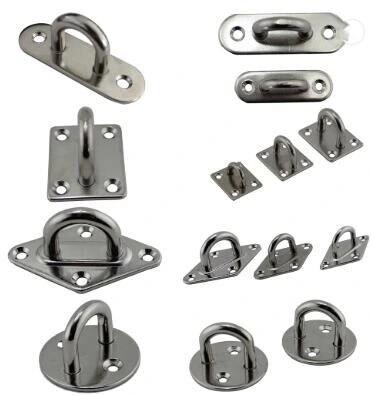 China Galvanized Finish Stainless Steel Boat Ring Pad Eye Plate for Marine Hardware Fittings for sale