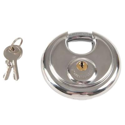 China Stainless Steel 50mm Disc Padlock Hitch Lock for Trailers Spare Parts for sale