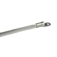 China High Tolerance Polished Stainless Steel Wire Rope for Plastic Coated 304 and 316 Material for sale