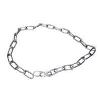 China G30 Electro Galvanised Heavy Duty Welded Chain DIN5685c Long Link Chain for Industrial Use for sale