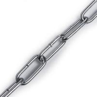 China Chemical Resistant Stainless Steel Link Chain with Polished Finish and Welded Structure DIN766 Standard for sale