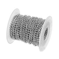 China 6mm Stainless Steel Beaded Ball Chain with Polished Finish for Rust Prevention in Window Blinds for sale