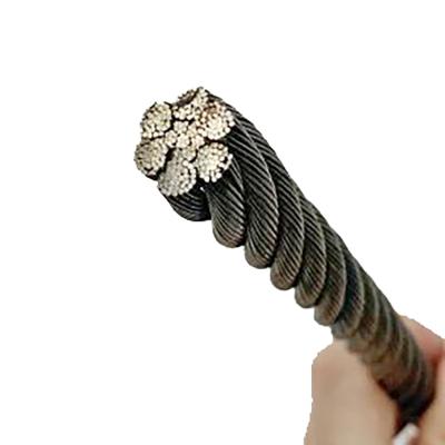 China Galvanized 6*37 20mm 1770Mpa Steel Cable Wire Rope for Lifting and ing Forklift for sale