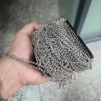 China 6mm Stainless Steel Beaded Ball Chain with Polished Finish for Rust Prevention in Window Blinds for sale