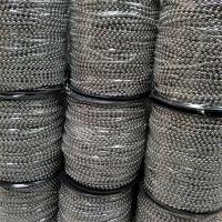 China 6mm Stainless Steel Beaded Ball Chain with Polished Finish for Rust Prevention in Window Blinds for sale