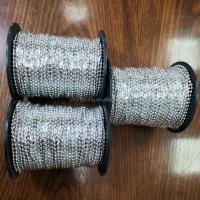 China 6mm Stainless Steel Beaded Ball Chain with Polished Finish for Rust Prevention in Window Blinds for sale