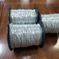 China 6mm Stainless Steel Beaded Ball Chain with Polished Finish for Rust Prevention in Window Blinds for sale