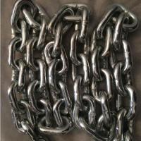 China Standard Welded Proof Coil G30 US Type Steel Link Chain with Self-color by of Alloy Steel for sale