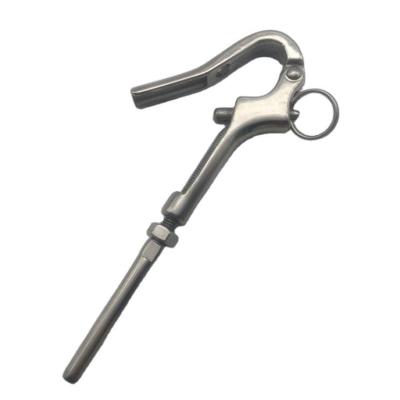 China Stainless Steel AISI316 Quick Release Pelican Hook With Swage End And State Of The Art for sale