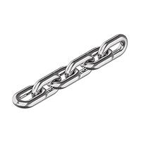 China Silver Stainless Steel Chain DIN766 Link Chain for Lifting Hardware Standard DIN766 for sale
