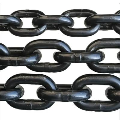 China Black Finish Standard High Test Steel Round Conveyor Link Chain for High Durability for sale