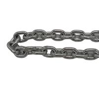 China Welded Galvanized Carbon Steel Short Link Chain for Marine Anchor Lifting Equipment for sale