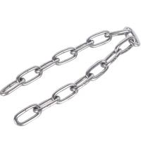 China Welded Galvanized Carbon Steel Short Link Chain for Marine Anchor Lifting Equipment for sale