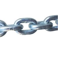 China Welded Galvanized Carbon Steel Short Link Chain for Marine Anchor Lifting Equipment for sale