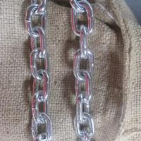 China Welded Galvanized Carbon Steel Short Link Chain for Marine Anchor Lifting Equipment for sale