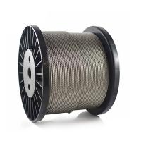 China Heavy Duty Non-Alloy 8.3mm 4x31WS FC Hot-Dipped Galvanized Steel Wire Rope for Cradle for sale