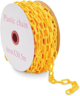 China Weatherproof Yellow Plastic Safety Chain for sale