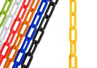 China Weatherproof Yellow Plastic Safety Chain for sale