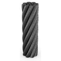 China BS Standard Compacted Swaged Steel Wire Rope 8xK26WS IWRC for Crane for sale