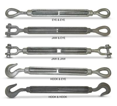 China Corrosion Resistant DIN1480 Grade Stainless Steel Turnbuckle For Different Sizes for sale