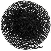 China Black Plastic Barrier Chain Customizable for Weatherproof Protection and Safety for sale