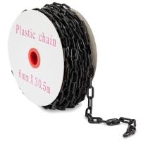 China Black Plastic Barrier Chain Customizable for Weatherproof Protection and Safety for sale
