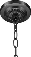 China Secure Black Coated Chandelier Chain with Adjustable Length and Easy-to- Connecting Lock for sale