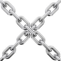 China Self Color 304 Stainless Steel Coil Chain for Pull Traction Suspension Welded Structure for sale