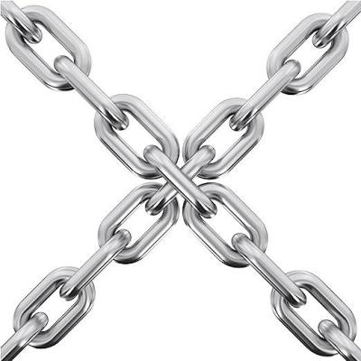 China Self Color 304 Stainless Steel Coil Chain for Pull Traction Suspension Welded Structure for sale