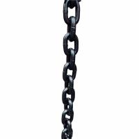 China G80 8mm Iron Chain for Hoist Blacken Lifting Chain Test Load 48kN Working Load Limit 2t for sale