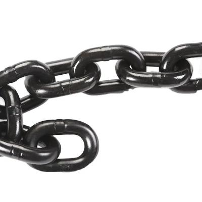 China Other Heavy Duty G80 3.2mm*9mm Calibrated Load Chain with 48kN Test Load Iron Chain for sale