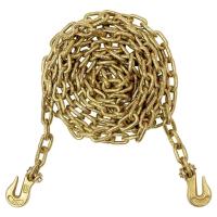 China Nonstandard 3/8''x 20 ft Yellow Zinc G 70 Chain with 3/8