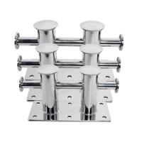 China Marine Hardware Must-Have AISI316 Stainless Steel Double Cross Bollard for Boat Anchors for sale