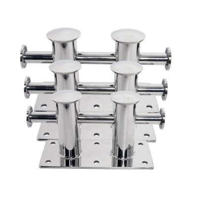 China Marine Hardware Must-Have AISI316 Stainless Steel Double Cross Bollard for Boat Anchors for sale