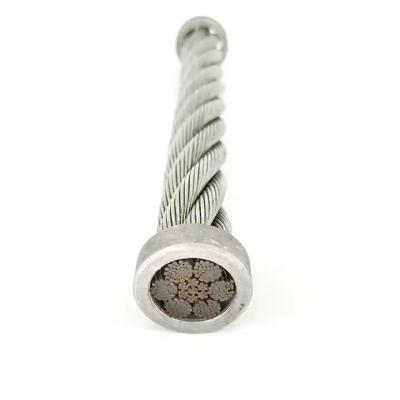 China 1x7 7x7 1x19 6x19 FC/IWS Stainless Steel Wire Rope for Hoisting and Cableway Durable for sale